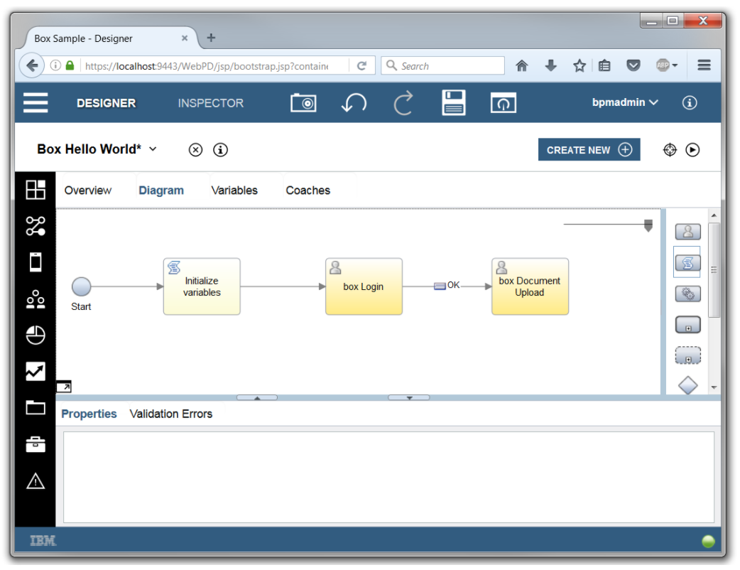 The integration of document capture in IBM BPM business processes.